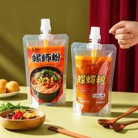 China Luosifen Soup Spout Pouch 50ml to 200ml Leak-Proof Customizable Packaging for sale