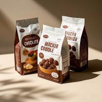 China Custom Matte Coffee Bags 8oz to 5lbs with Anti-Static Coating for Luxury Branding for sale