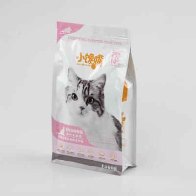 China Custom Printed Cat Food Bags Wholesale Freeze Dried Pet Food Packaging with Resealable Zipper 500pcs MOQ FDA Compliant for sale