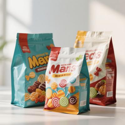 China Recyclable BOPET Sugar Packaging 80-130µm with Degassing Valve Matte Finish Customizable for sale