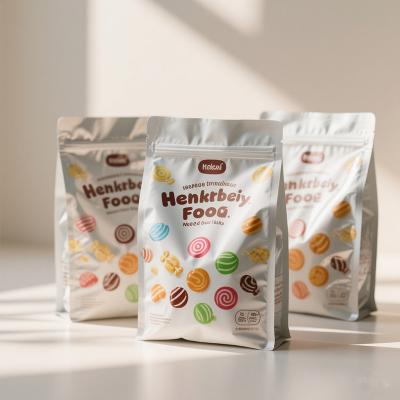 China High Barrier BOPET Metallic Silver Snack Bags 20-40µm Outer Layer for Premium Export Branding for sale