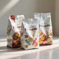 China High Barrier BOPET Metallic Silver Snack Bags 20-40µm Outer Layer for Premium Export Branding for sale