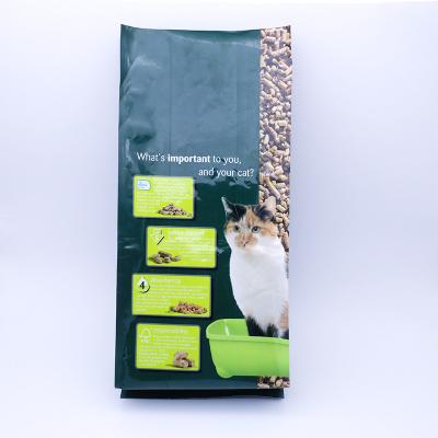 China Stand Up Pet Food Bags 5lb 10lb 20lb Resealable Zipper Airtight 4 Layer PET AL PE Barrier Eco Friendly Durable Packaging for sale