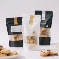 China Custom Child Proof Mylar Pouches 50-150 Micron Transparent Window for Cookie Packaging for sale