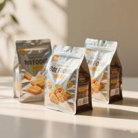 China FDA Certified BOPET Coffee Packaging 80-130µm Barrier Self-Standing Zipper Pouch for sale