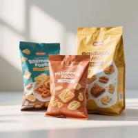 China Industrial 12-Layer Stand Up Foil Bags 220-300μm Barrier for 18-Month Coffee Freshness for sale