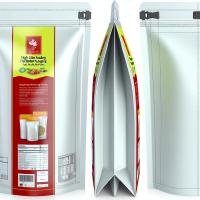 China Customizable High Capacity Stand Up Packaging Bags 500mL to 10L with Zipper and Degassing Valve for sale