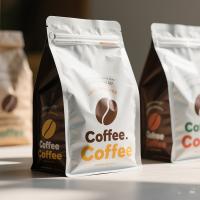 China ​Premium Coffee Packaging Mylar Bag Aroma Lock Valve & 99% UV Light Blocking for sale