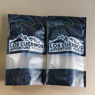 China Recyclable Biodegradable Stand Up Pouch with Zipper 80-150 Micron for Snacks Frozen Food for sale