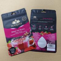 China Custom Eco-Friendly Stand-Up Pouches for Fruit Tea Packaging FDA EU Certified 100g 200g for sale