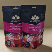 China Custom Eco-Friendly Stand-Up Pouches for Fruit Tea Packaging FDA EU Certified 100g 200g for sale
