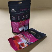 China Custom Eco-Friendly Stand-Up Pouches for Fruit Tea Packaging FDA EU Certified 100g 200g for sale