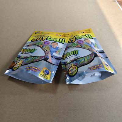 China Custom 3-Layer Mylar Stand Up Pouch 90-200 Micron Food Vacuum Bag Wholesale for sale