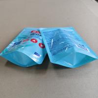 China Custom Thickness Leak-Proof Stand Up Bags for Laundry Pods Packaging with Child-Safe Zipper 50-120 Micron for sale