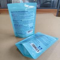 China Custom Thickness Leak-Proof Stand Up Bags for Laundry Pods Packaging with Child-Safe Zipper 50-120 Micron for sale