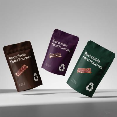 China Custom Printed 8-Side Flat Bottom Stand-Up Pouches With Degassing Valve for sale