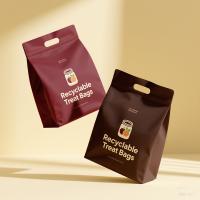 China Custom Printed 8-Side Flat Bottom Stand-Up Pouches With Degassing Valve for sale