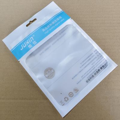 China Hanging Hook Zipper Cable Organizer Bag 5kg Load Capacity Clear Window Durable Reusable Tech Accessories Travel Office for sale