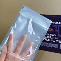 China Custom Stand Up Pouches Half Printed Clear Window 50-120 Micron Recyclable Bulk Order for sale
