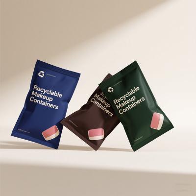 China Bulk Order 8-Side Self-Sealing Pouch Matte Finish 250ml 500ml Premium Cosmetic Packaging for sale