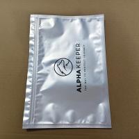 China Customizable Aluminum Foil Ziplock Bags 0.17mm Thick Moisture Proof Smell Resistant Reusable Food Cosmetic Medical Storage for sale