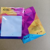 China Custom Printed Transparent Window Sealed Bags 50-120 Micron for Electronic Accessories Packaging for sale