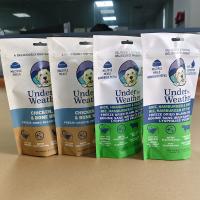 China Custom Stand Up Food Pouches Resealable Eco-Friendly 100g 500g 1kg for Snacks Coffee Pet Food for sale