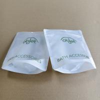 China Biodegradable Translucent Stand Up Pouches 10-70cm Width for Bath Accessories Packaging for sale