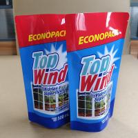 China Customizable 8-Side Sealed Stand-Up Pouch for Glass Cleaner FDA-Compliant BOPP/PE 0.2mm for sale