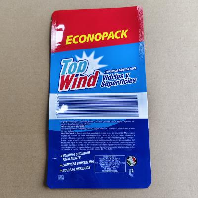 China Customizable 8-Side Sealed Stand-Up Pouch for Glass Cleaner FDA-Compliant BOPP/PE 0.2mm for sale