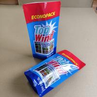 China Customizable 8-Side Sealed Stand-Up Pouch for Glass Cleaner FDA-Compliant BOPP/PE 0.2mm for sale