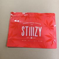 China FDA Food Grade Smell Proof Weed Storage Bags 0.8-1.2mm Kraft Aluminum Foil Bulk Wholesale for sale