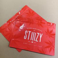 China FDA Food Grade Smell Proof Weed Storage Bags 0.8-1.2mm Kraft Aluminum Foil Bulk Wholesale for sale