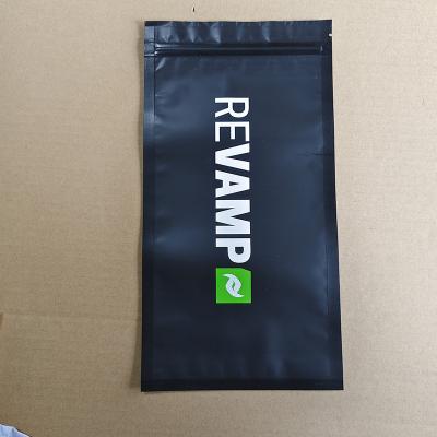 China Biodegradable Stand Up Ziplock Pouch 100g 150 Micron Compostable Food Packaging for sale