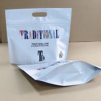 China Custom Stand Up Food Pouch 80-200 Micron Leak Proof Resealable Kraft Paper Packaging FDA Certified for sale