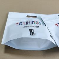 China Custom Stand Up Food Pouch 80-200 Micron Leak Proof Resealable Kraft Paper Packaging FDA Certified for sale