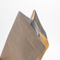 China Blank Kraft Paper Coffee Bags Eight Sided Sealing Flat Bottom 50-120 Micron Custom Size for sale