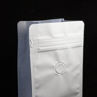 China Food Grade Blank Paper Coffee Bags 10x15cm Odorless Reusable Seal Custom Brand for sale