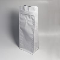 China Food Grade Blank Paper Coffee Bags 10x15cm Odorless Reusable Seal Custom Brand for sale