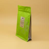 China Anti-Odor Eight Sided Sealing Flat Bottom Bags for Tea Packaging 50-120 Micron Customizable Barrier Layer for sale