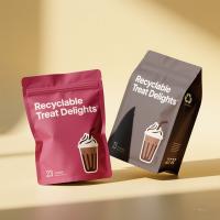 China Custom 8-Side Sealed Stand-Up Food Packaging Bags 80-200 Micron Eco-Friendly Moisture Proof for Snacks Coffee for sale