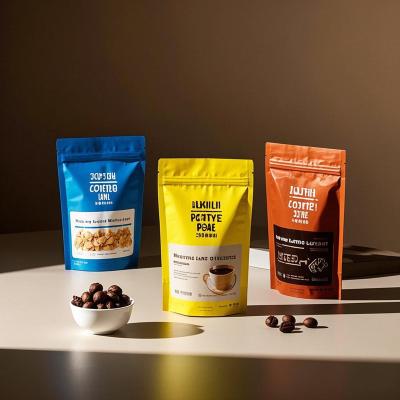 China Custom Matte Stand Up Bags with Partial Display Window 20-200 Microns Food Grade Zipper Seal for Dried Fruits Nuts for sale