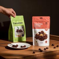 China Partial Window Matte Pouch Customizable Stand-Up Design Moisture-Proof For Coffee Spices & Bulk Foods for sale