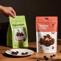 China Custom Printed Matte Stand Up Pouches with Partial Window and Resealable Zipper FDA Compliant 8x10 for sale