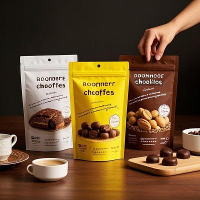 China Custom Printed Food Pouch Bags 20-200 Microns Flexible Stand Up Packaging for sale