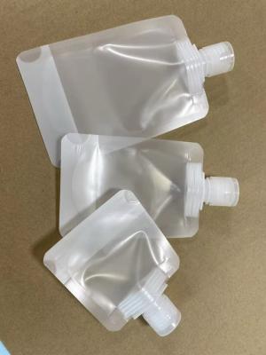 China Custom Printed Stand Up Spout Pouch 30ml 100ml for Liquid Milk Juice Beverage Packaging for sale
