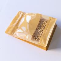 China Customizable Kraft Paper Bags with Visible Window 10-60 cm Greaseproof Food Packaging for sale