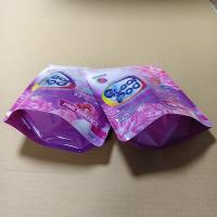 China Waterproof Laundry Detergent Pods Resealable Zipper Bag Durable Laminate 100pcs Customizable for sale