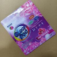 China Waterproof Laundry Detergent Pods Resealable Zipper Bag Durable Laminate 100pcs Customizable for sale
