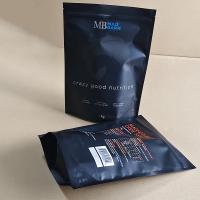 China Custom Printed Stand Up Pouch for Coffee 3 Side Seal Matte Finish 250g 500g 1kg for sale